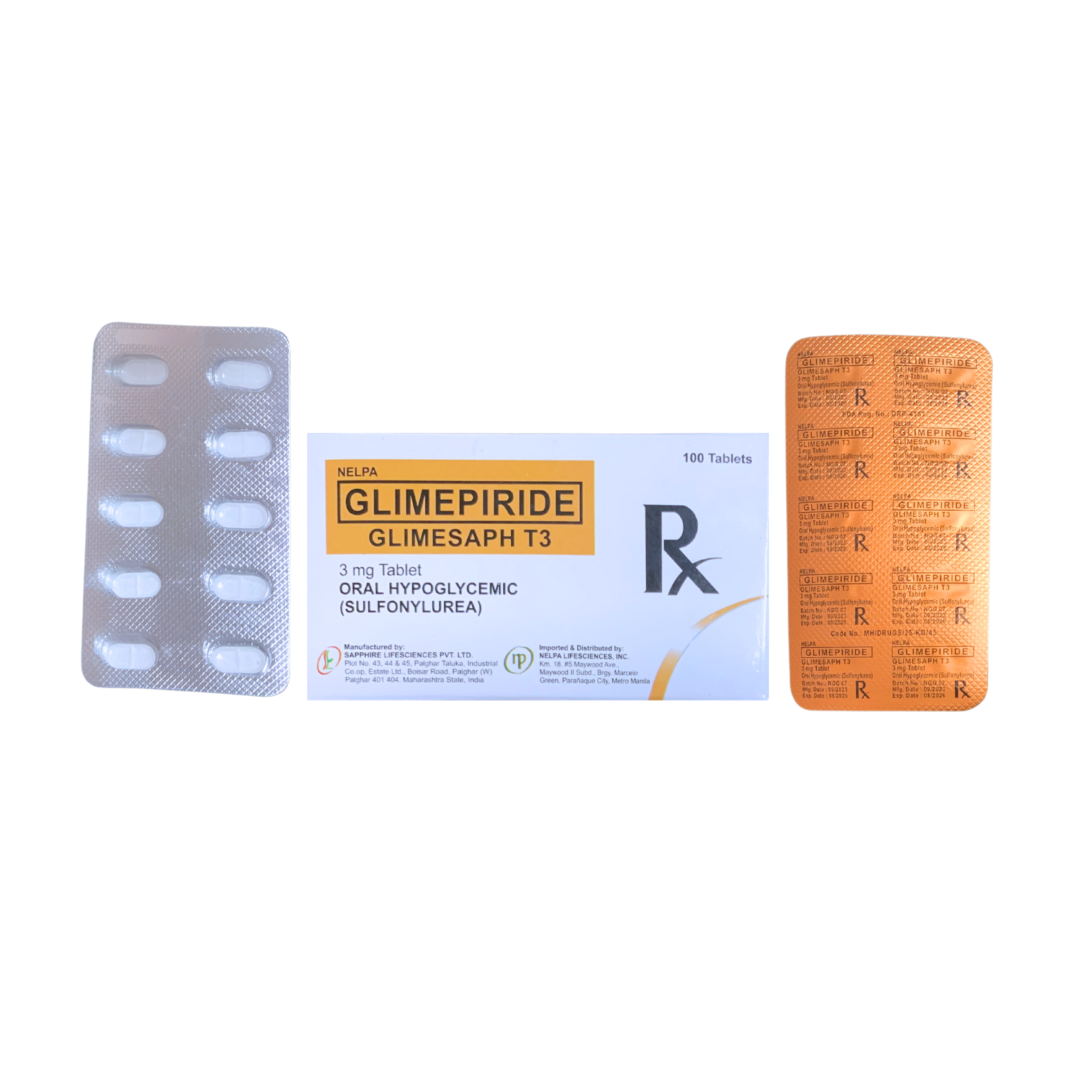 Glimeperide 3mg Tablet x 1 – XalMeds