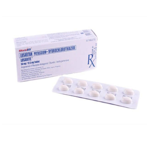 Ritemed Losarite (Losartan + Hydrochlorothiazide) 50mg/12.5mg Tablet x ...