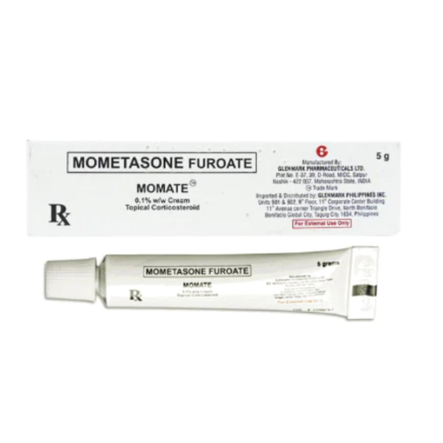 MOMATE Mometasone 1mg./g. (0.1%) Topical Cream 5mg. x 1 Tube – XalMeds