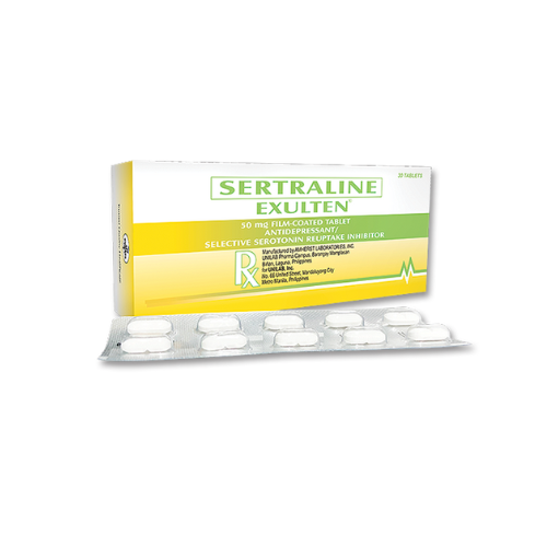EXULTEN (Sertraline) 50mg Tablet x 1 – XalMeds