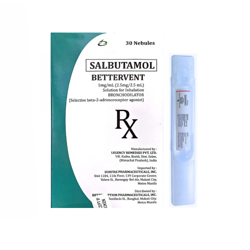Salbutamol 1mg/ml. 2.5ml Nebule x 1 – XalMeds