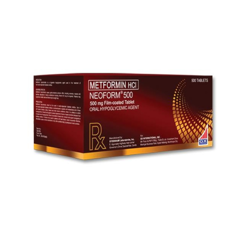 NEOFORM Metformin 500mg Tablet x 1 – XalMeds