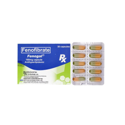 FENOGAL ( Fenofibrate ) 160mg Capsule x 1 – XalMeds