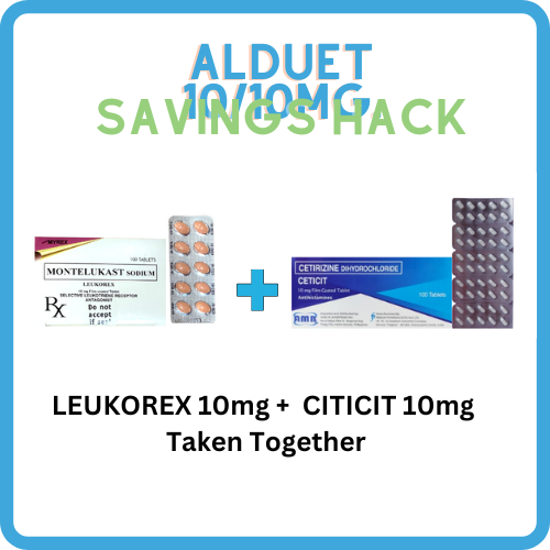 ALDUET (Cetirizine + Montelukast) 5mg./10mg.Tablet x 1 – XalMeds