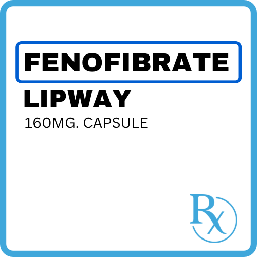 LIPWAY ( Fenofibrate ) 160mg Capsule x 1 – XalMeds