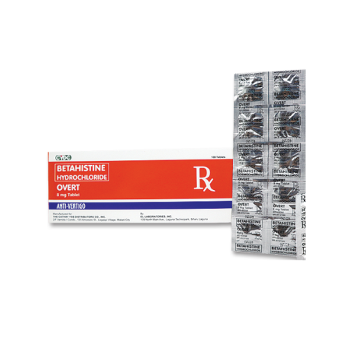 OVERT Betahistine 8mg Tablet x 1 – XalMeds
