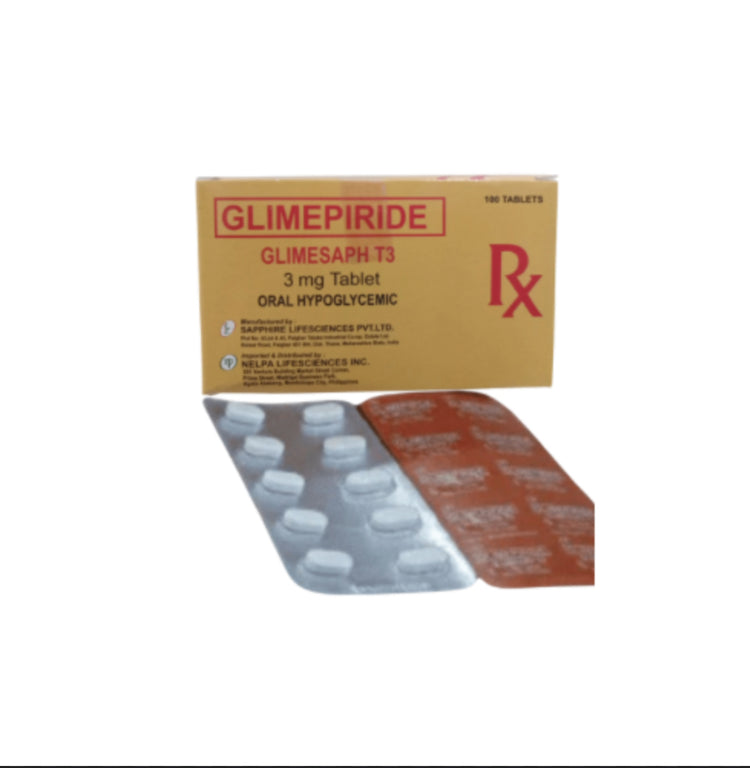 GETRYL Glimeperide 3mg Tablet x 1 – XalMeds