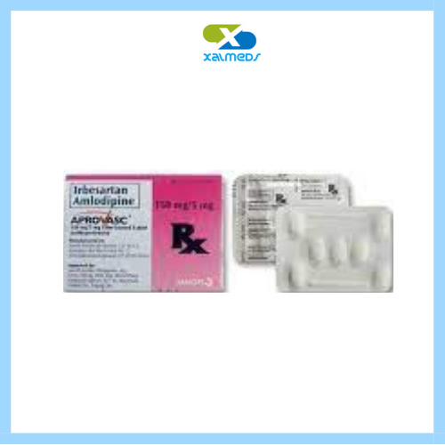 APROVASC Irbesartan + Amlodipine 150mg/5mg Tablet x 1 – XalMeds