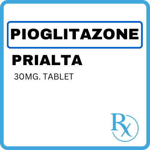 PRIALTA ( Pioglitazone ) 30mg Tablet x 1 – XalMeds