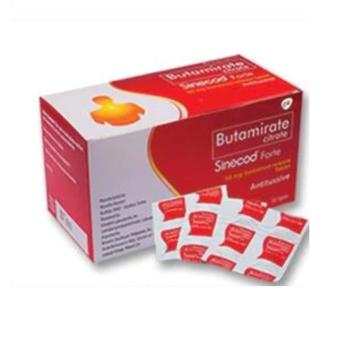 SINECOD FORTE Butamirate 50mg Tablet x 1 – XalMeds