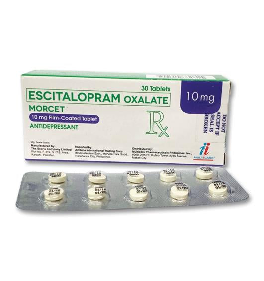 MORCET Escitalopram 10mg Tablet x 1 – XalMeds