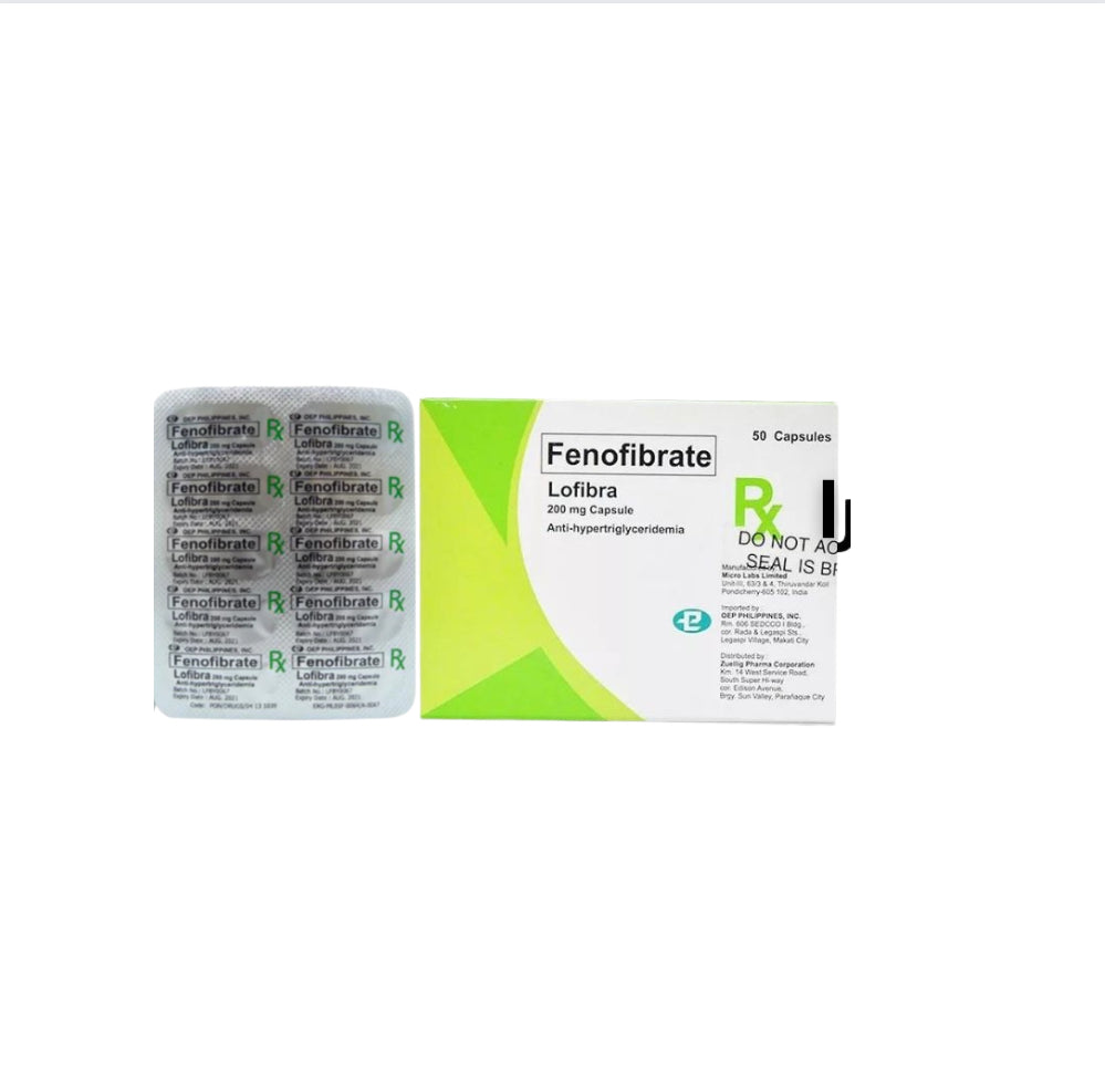 LOFIBRA ( Fenofibrate ) 200mg Capsule x 1 – XalMeds