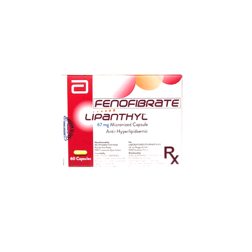 LIPANTHYL ( Fenofibrate ) 67mg Tablet x 1 – XalMeds