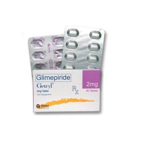 GETRYL Glimeperide 2mg Tablet x 1 – XalMeds