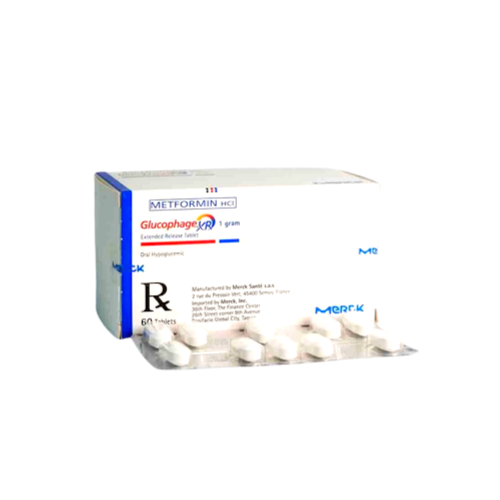 GLUCOPHAGE XR Metformin 1g Tablet x 1 – XalMeds