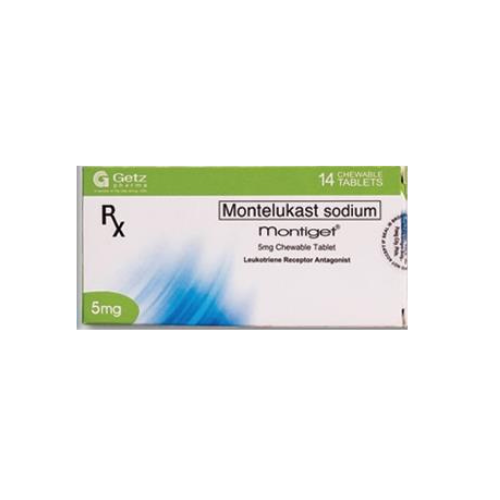 MONTEGET Montelukast 5mg Chewable Tablet x 1 – XalMeds