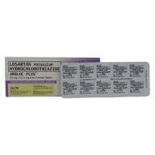 Arbloc Plus (Losartan + Hydrochlorothiazide) 50mg/12.5mg Tablet x 1 ...