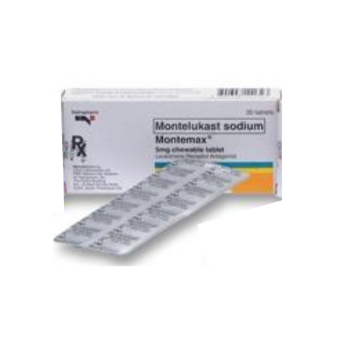 MONTEMAX Montelukast 5mg Chewable Tablet x 1 – XalMeds