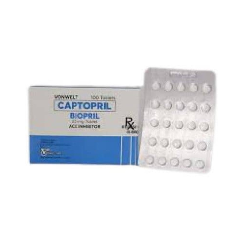 Captopril 25mg Tablet x 1 – XalMeds