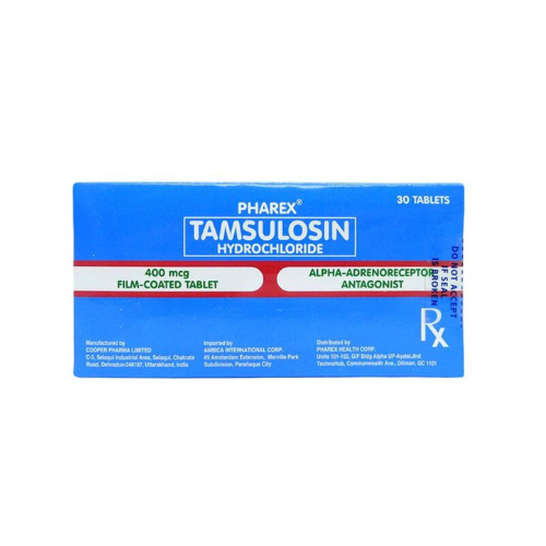 PHAREX (Tamsulosin) 400mcg Tablet x 1 – XalMeds