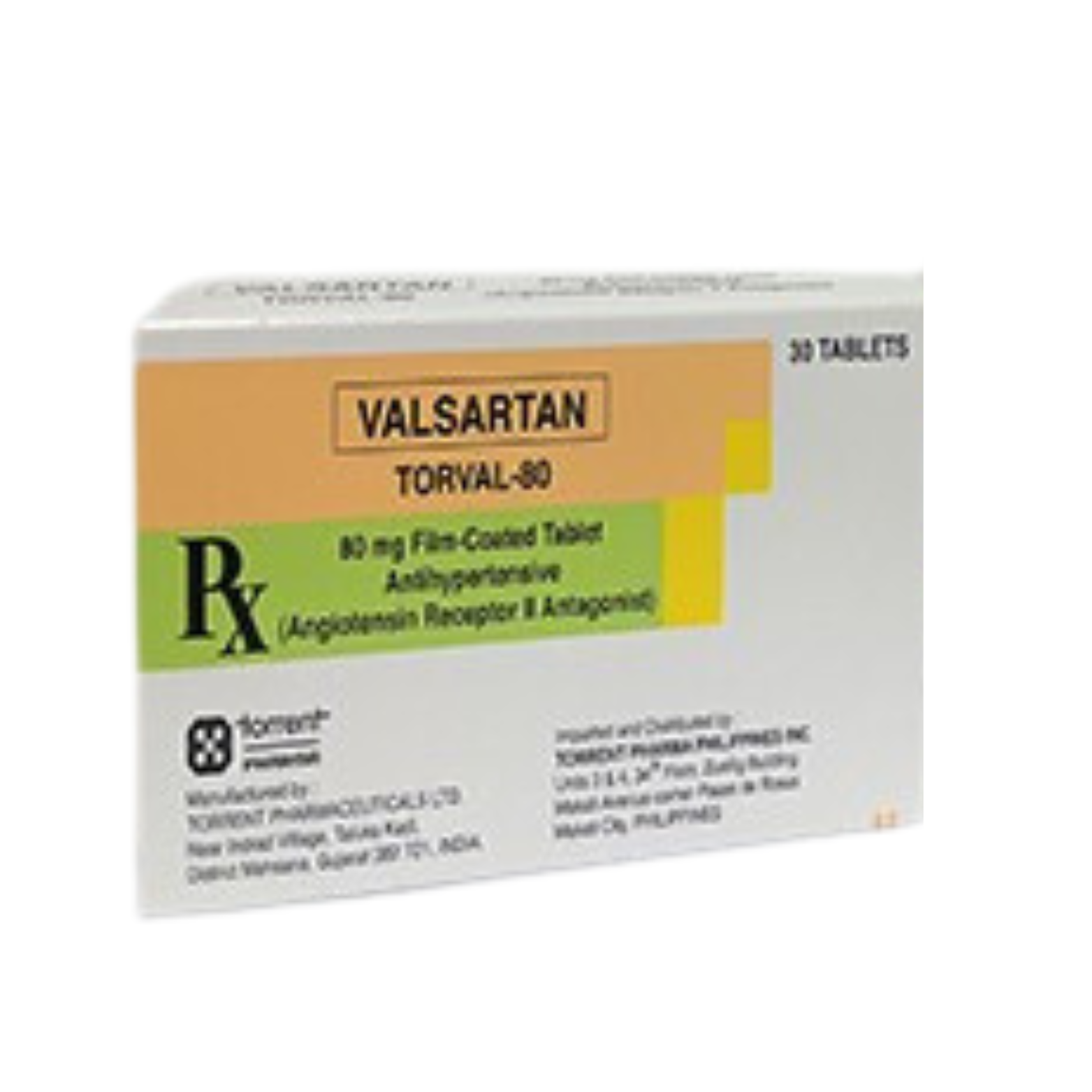 TORVAL Valsartan 80mg Tablet x 1 – XalMeds