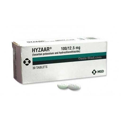 Hyzaar DS (Losartan + Hydrochlorothiazide) 100mg/25mg Tablet x 1 – XalMeds